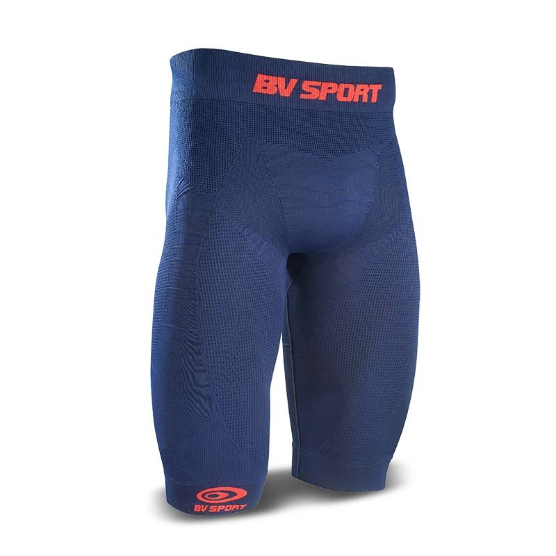Bv Sport Cuissard De Compression Multisports Csx Bleu Rouge
