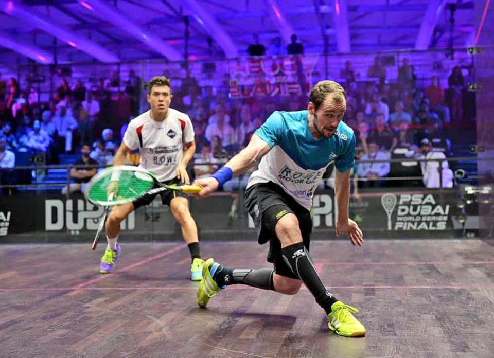 GREGORY GAULTIER EST INTOUCHABLE À LA SUPER FINALE DE SQUASH DUBAI.